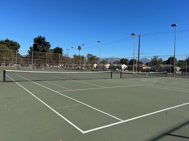 Del Norte Park, West Covina – Public Tennis Courts